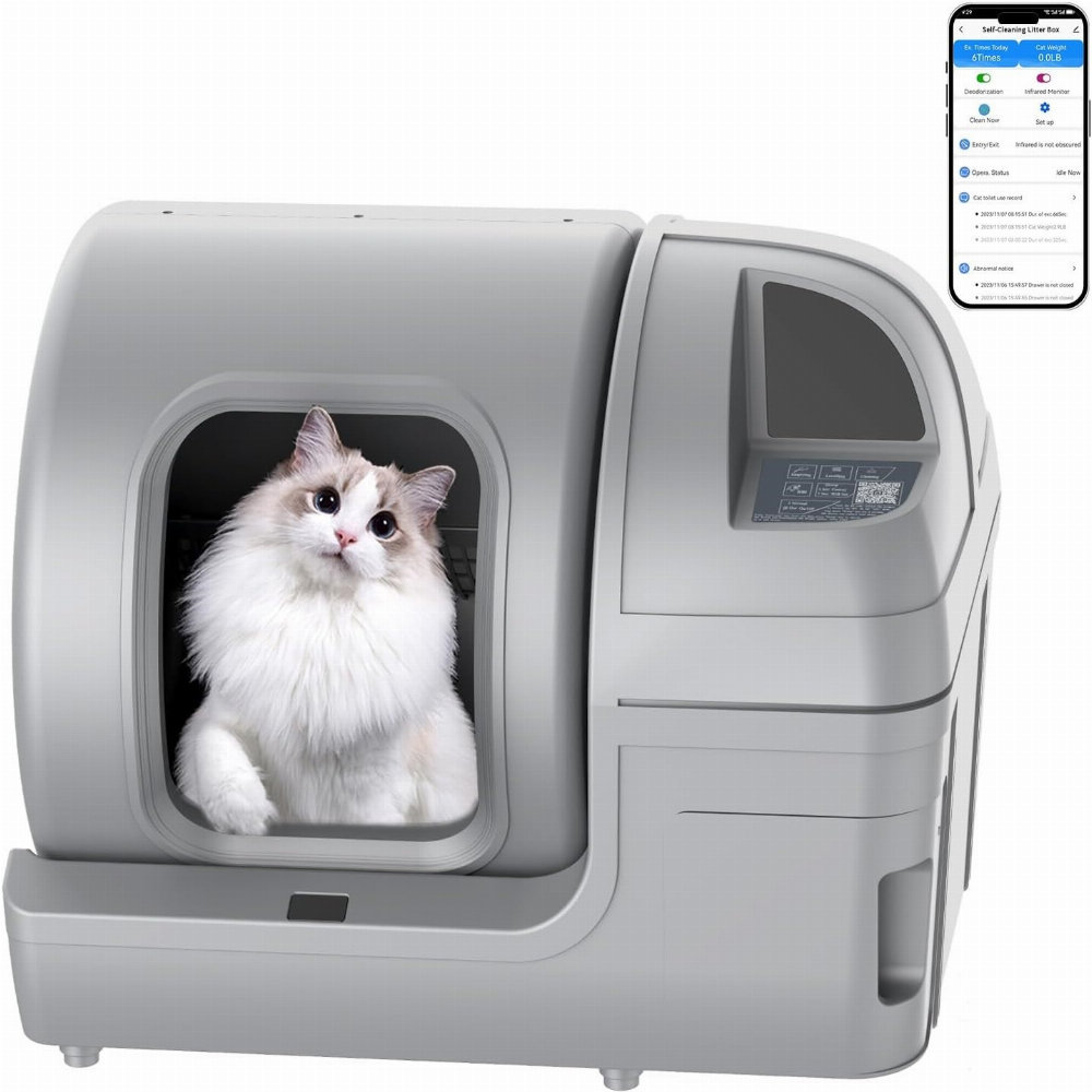 Cozy Oasis Automatic Litter Box | Wayfair