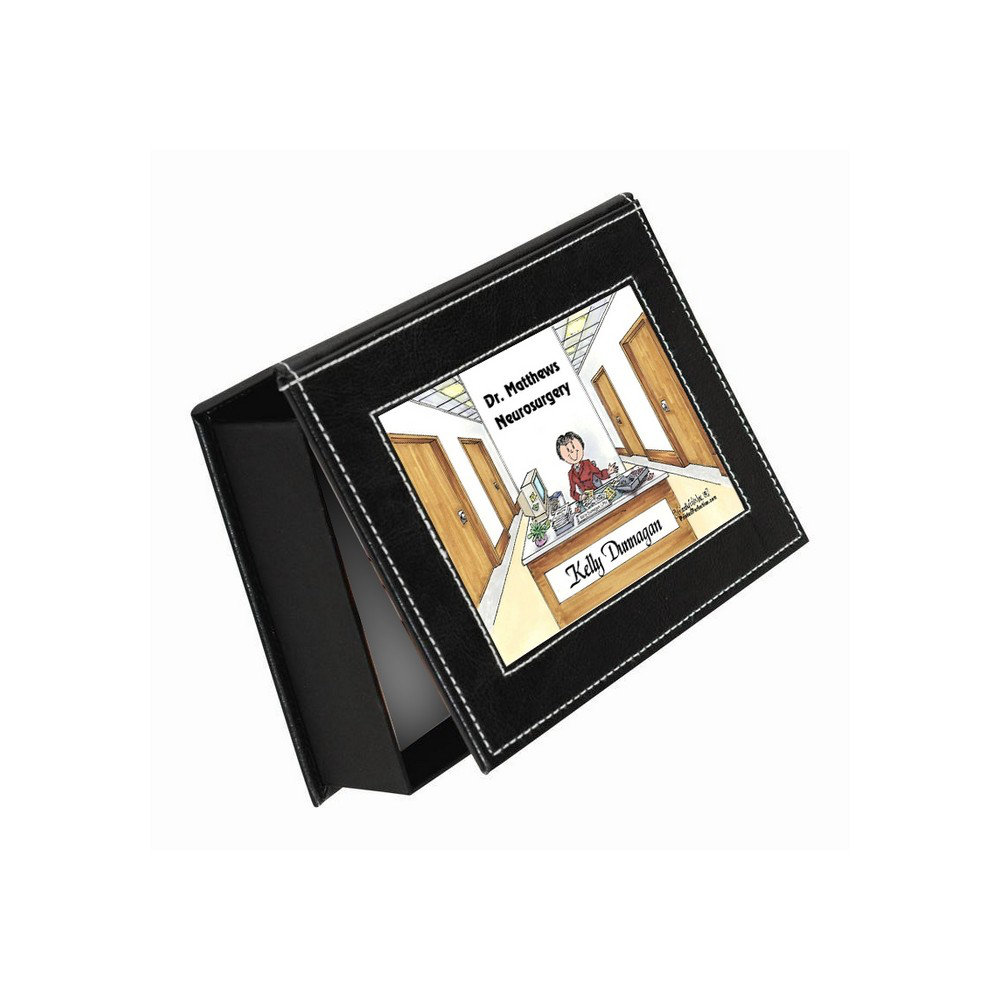 Trinx Personalized Friendly Folks Receptionist Memory Box | Wayfair