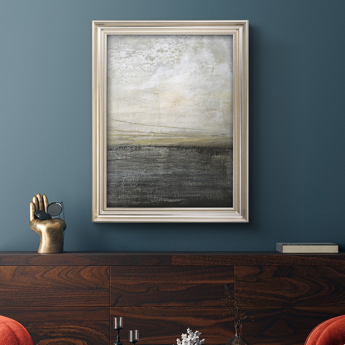 Ivy Bronx Misty Landscape - Picture Frame Print on Canvas | Wayfair