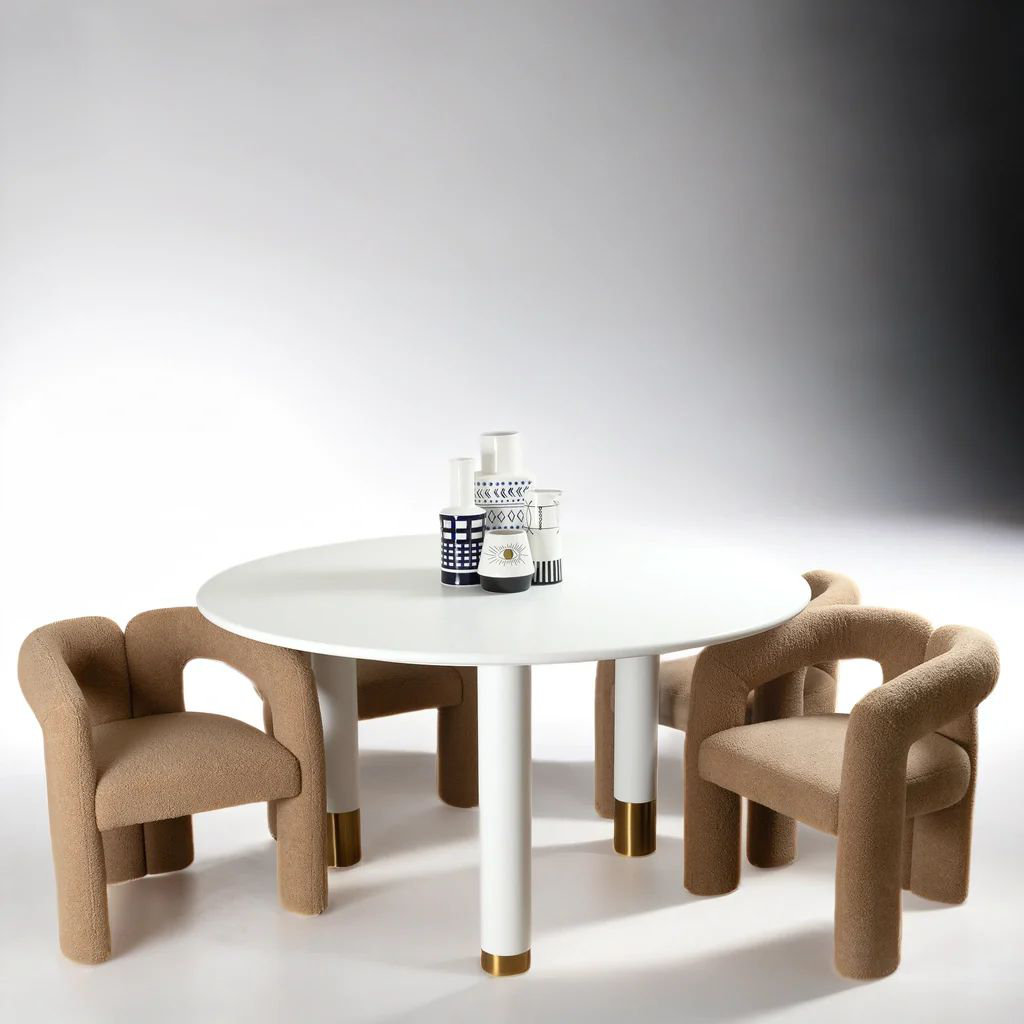Everly Quinn Rick's Cafe Round Dining Table | Wayfair