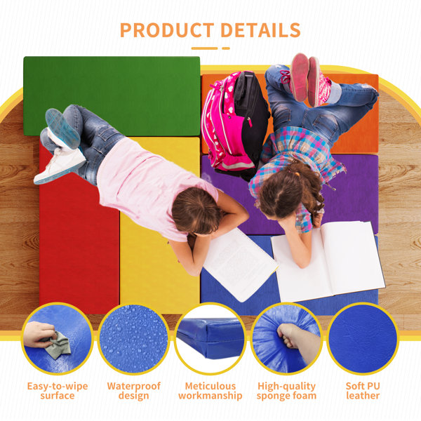 linor Nap Mats, 6Pcs Toddler Nap Rest Mats for Daycare Preschool, Kids ...