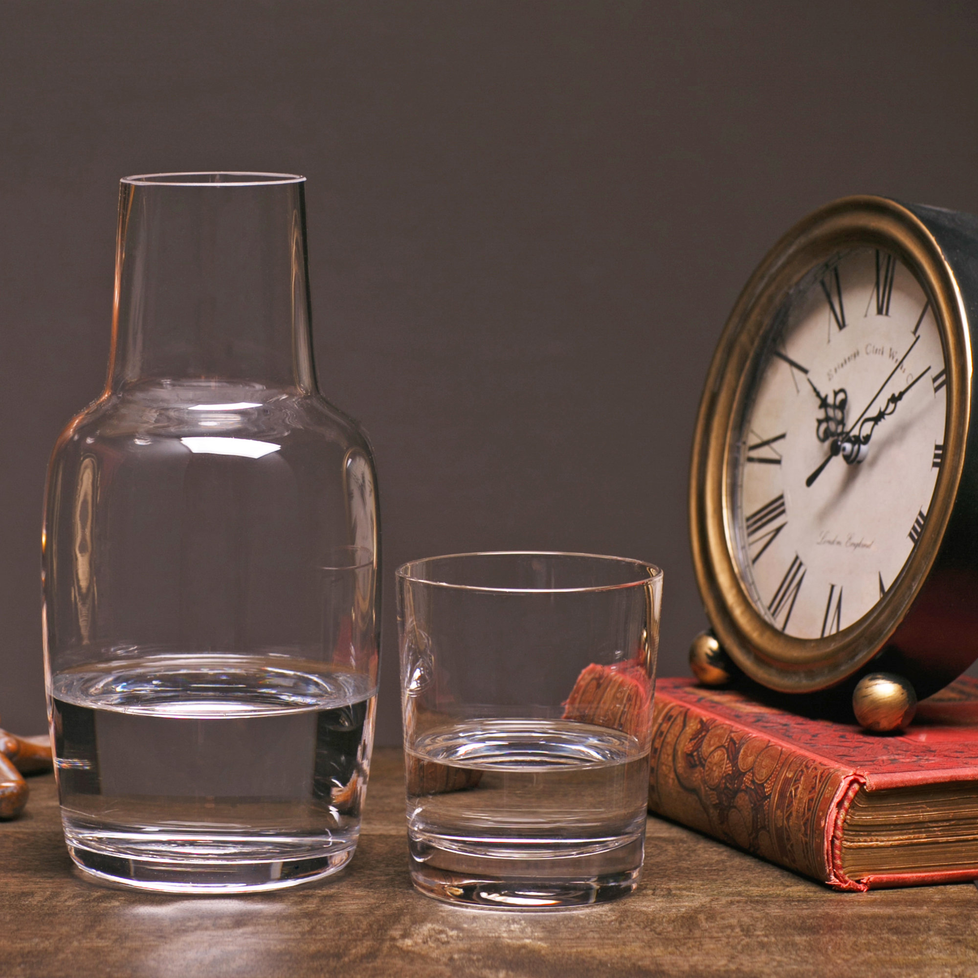 Andover Mills™ Linus 2 Piece Nightstand Carafe Set & Reviews | Joss & Main