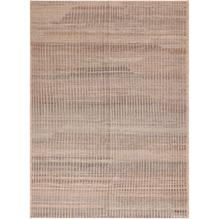 Nazmiyal Collection One-of-a-Kind Earthy Tone Contemporary Central ...