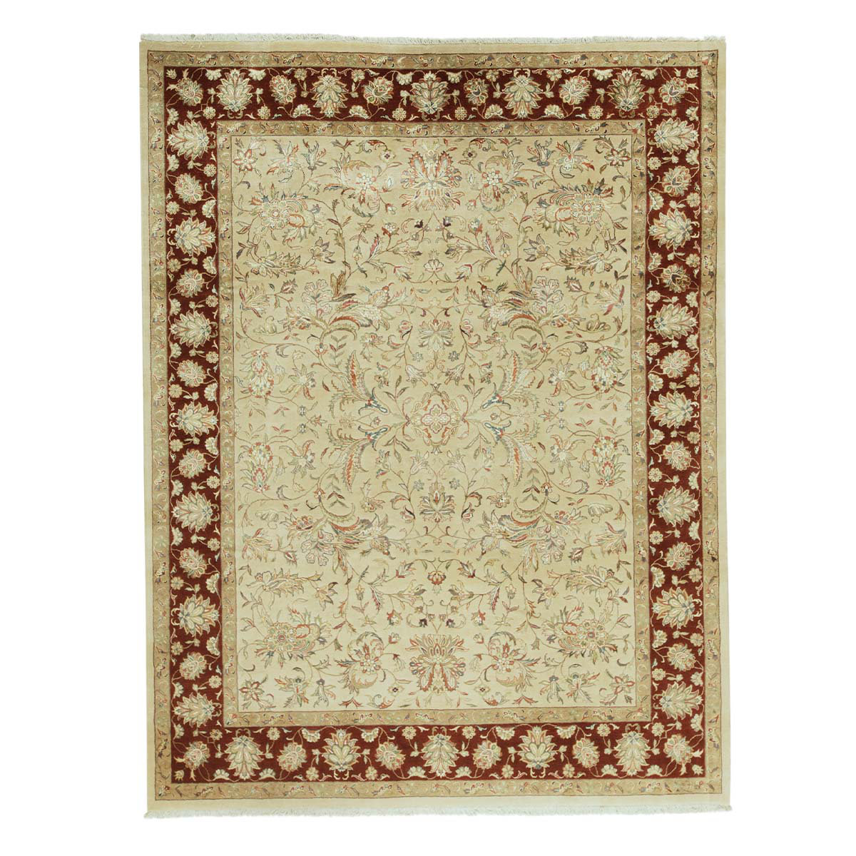 Bokara Rug Co., Inc. High-Quality Hand-Knotted Beige/Off White/Brown ...