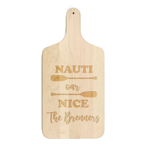 Designs Direct Creative Group Nauti Oar Nice Cutting Board | Wayfair