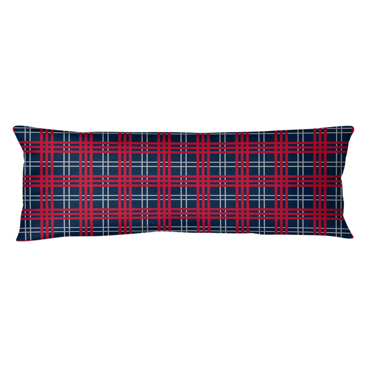 East Urban Home New England Football Luxury Plaid Polyester Body Pillow ...