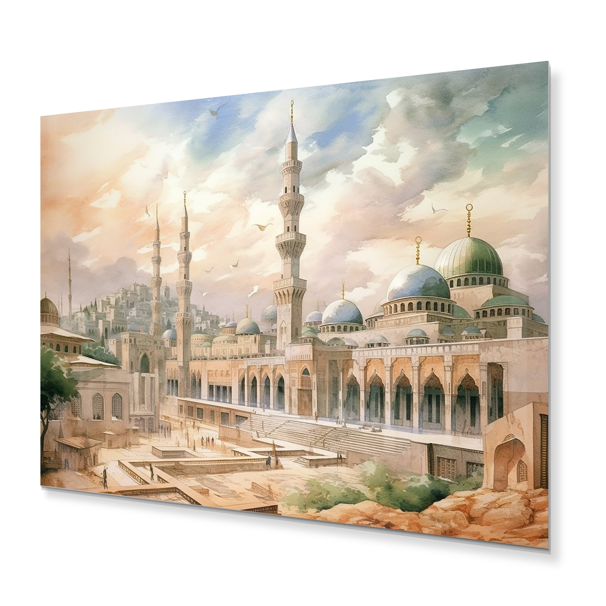 Winston Porter The Prophets Mosque Religious II On Metal Print | Wayfair