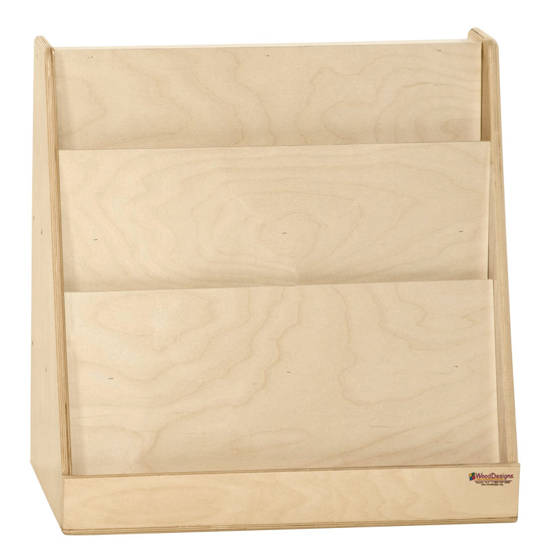 Wood Designs 3 Compartment Manufactured Wood Book Display & Reviews ...