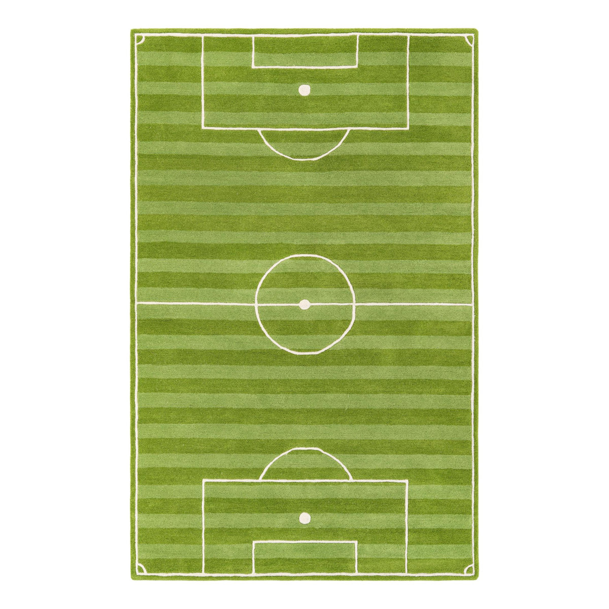 Unique Loom Soccer Field Playtime Kids Wool Rug & Reviews | Wayfair