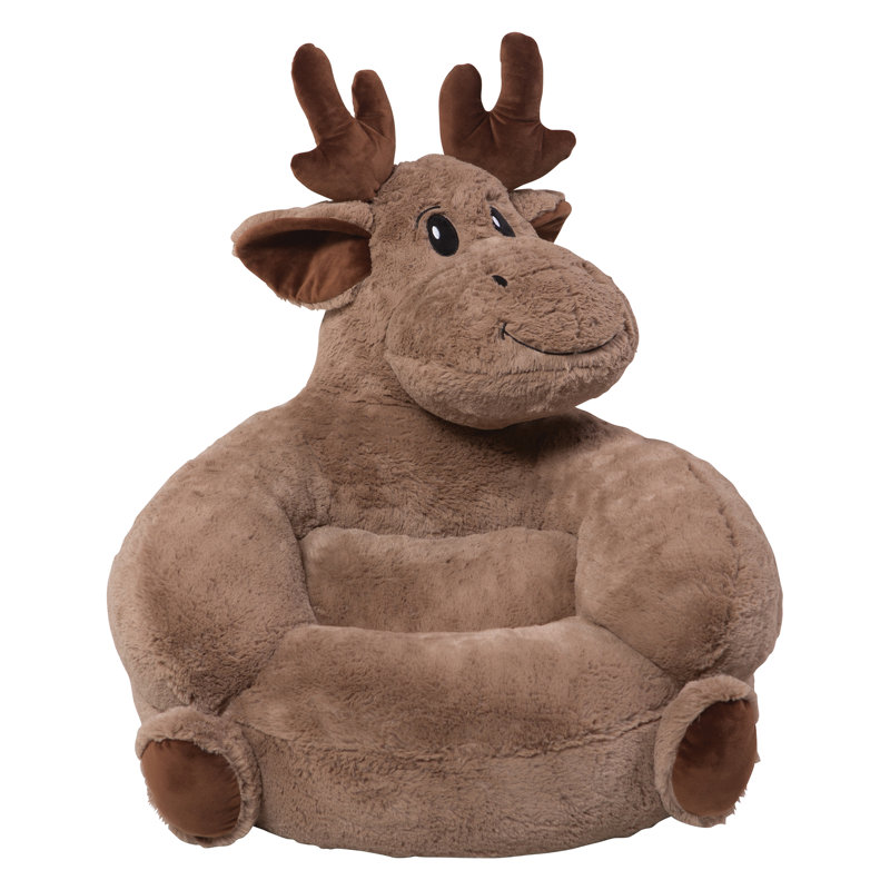 Redwood Rover Kemp Toddler Plush Moose Character Chair & Reviews | Wayfair