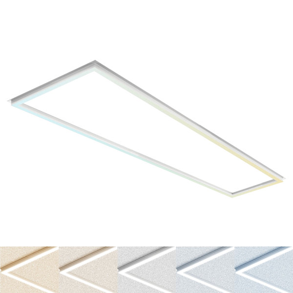 Luxrite Rectangle Flat Panel Ceiling Light | Wayfair