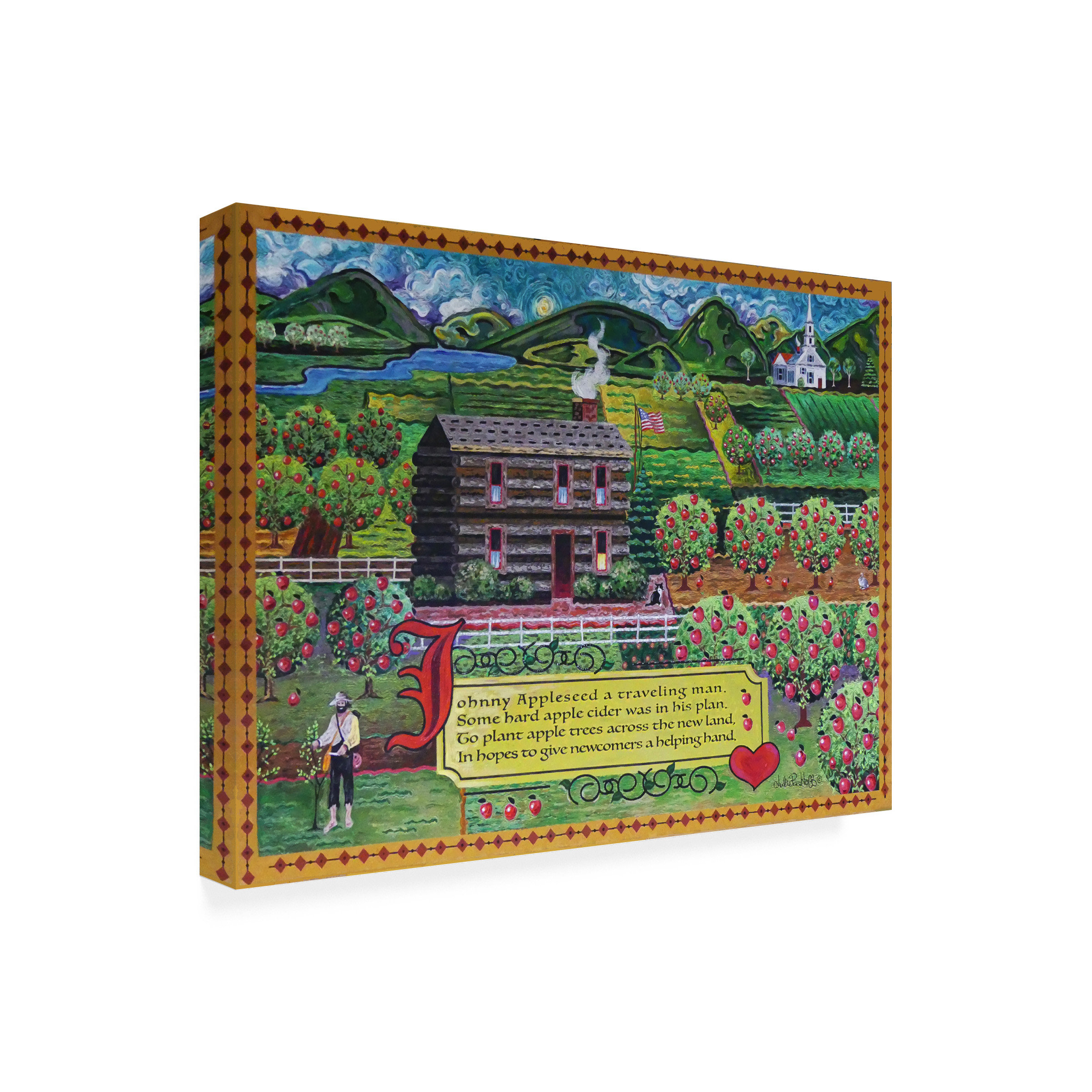 Winston Porter Wrapped Canvas Wall Art - Julie Pace Hoff 'Johnny ...