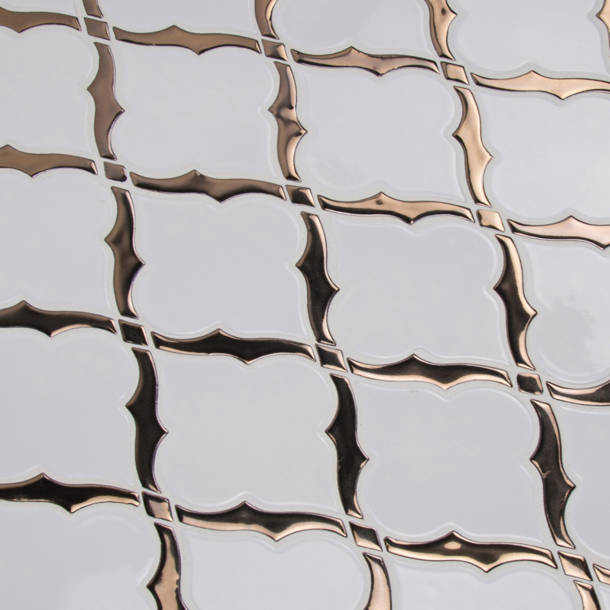 Long Island Mosaics & Tile Austin 10'' L x 1'' W Round Tile Trim | Wayfair
