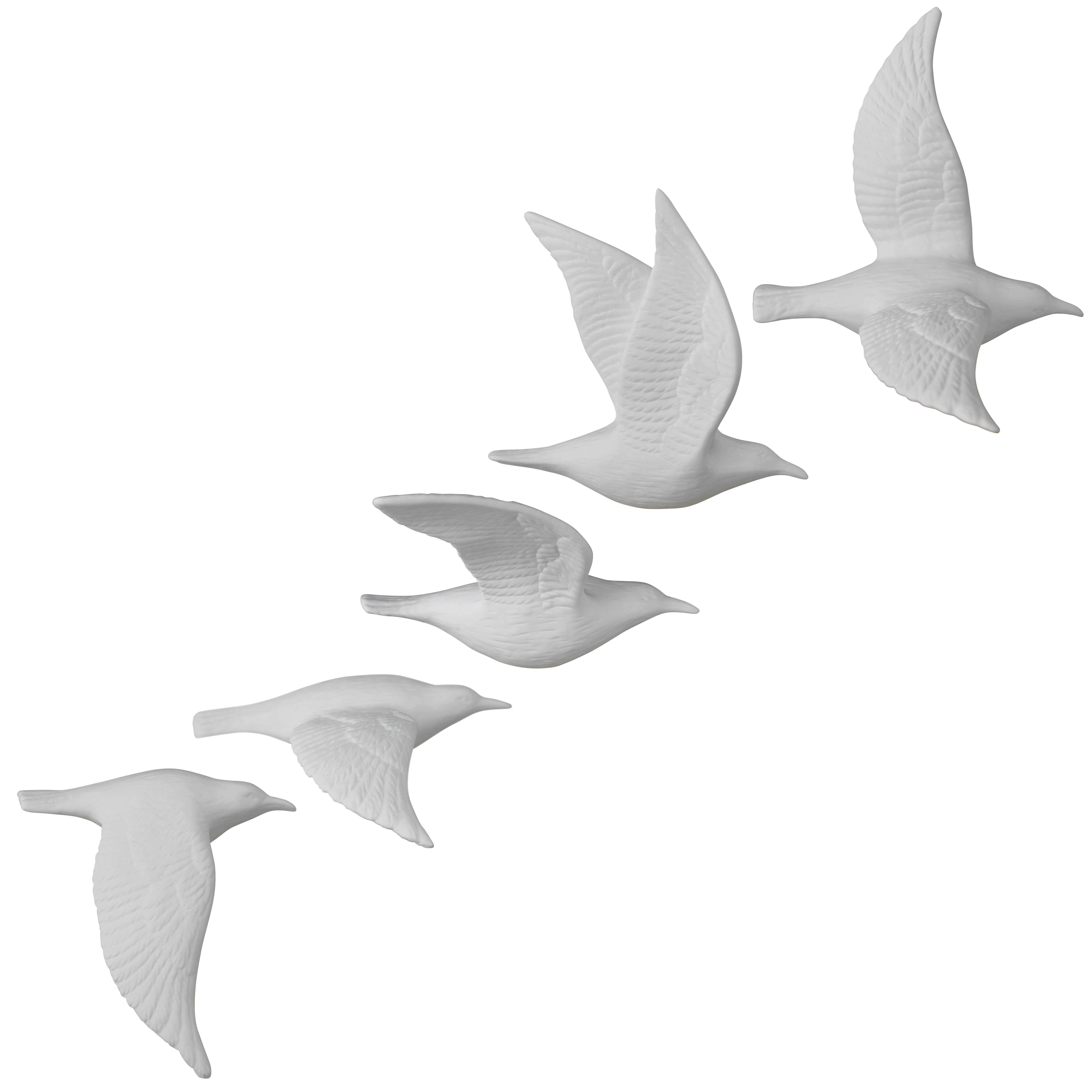 Winston Porter 5 Piece Flying Wall Décor Set & Reviews - Wayfair Canada