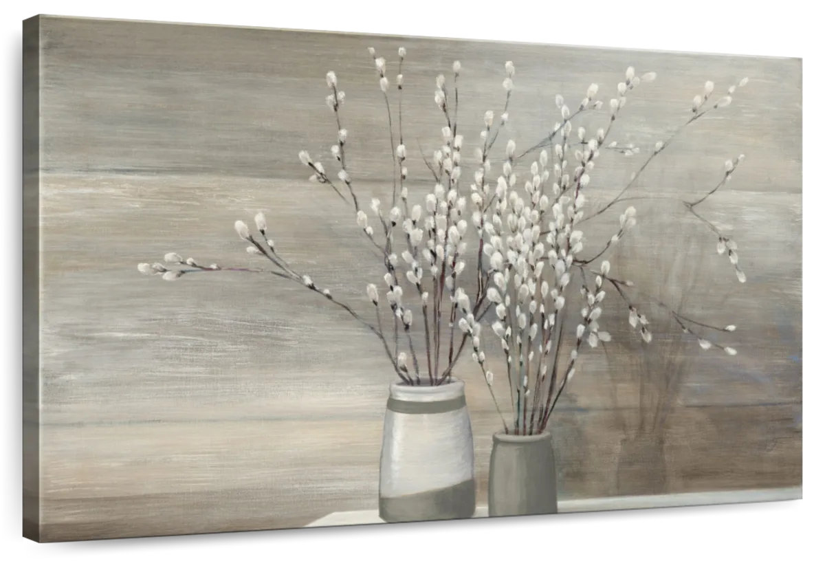 Lark Manor™ Harnek Willow Still Life Gray Pots I | Wayfair