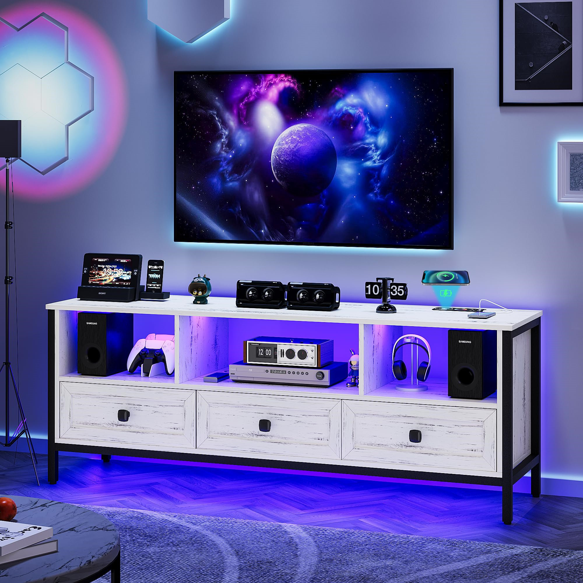 Ivy Bronx Connar 60'' Media Console | Wayfair