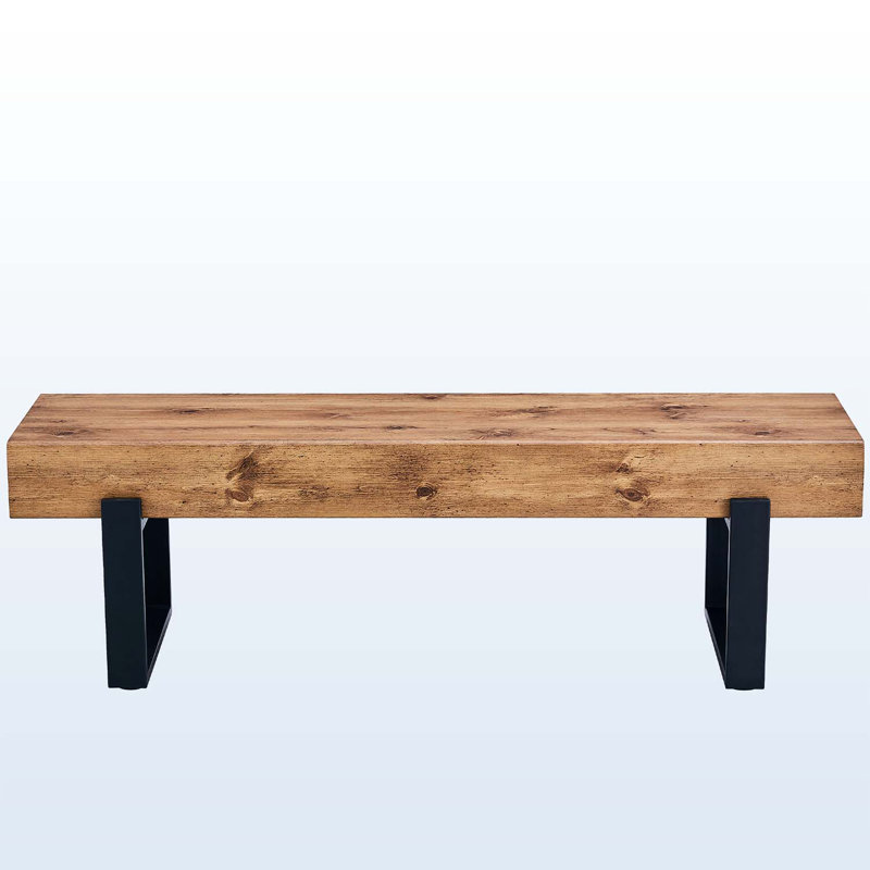 Millwood Pines Deliza MDF+Metal Bench | Wayfair