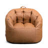 Big Joe Milano Vegan Leather Bean Bag Chair with Massage Function ...