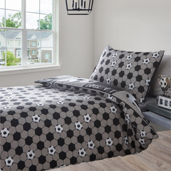 Isabelle & Max Hernadez Football Duvet Cover Set | Wayfair.co.uk