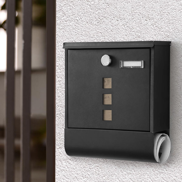 Brayden Studio Wall Mounted Letterbox | Wayfair.co.uk