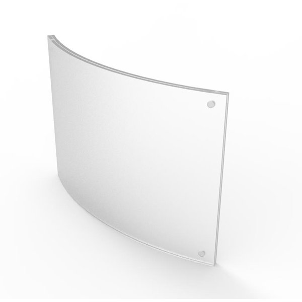 Wrought Studio Willacy Curved Picture Frame, Clear Acrylic Modern ...