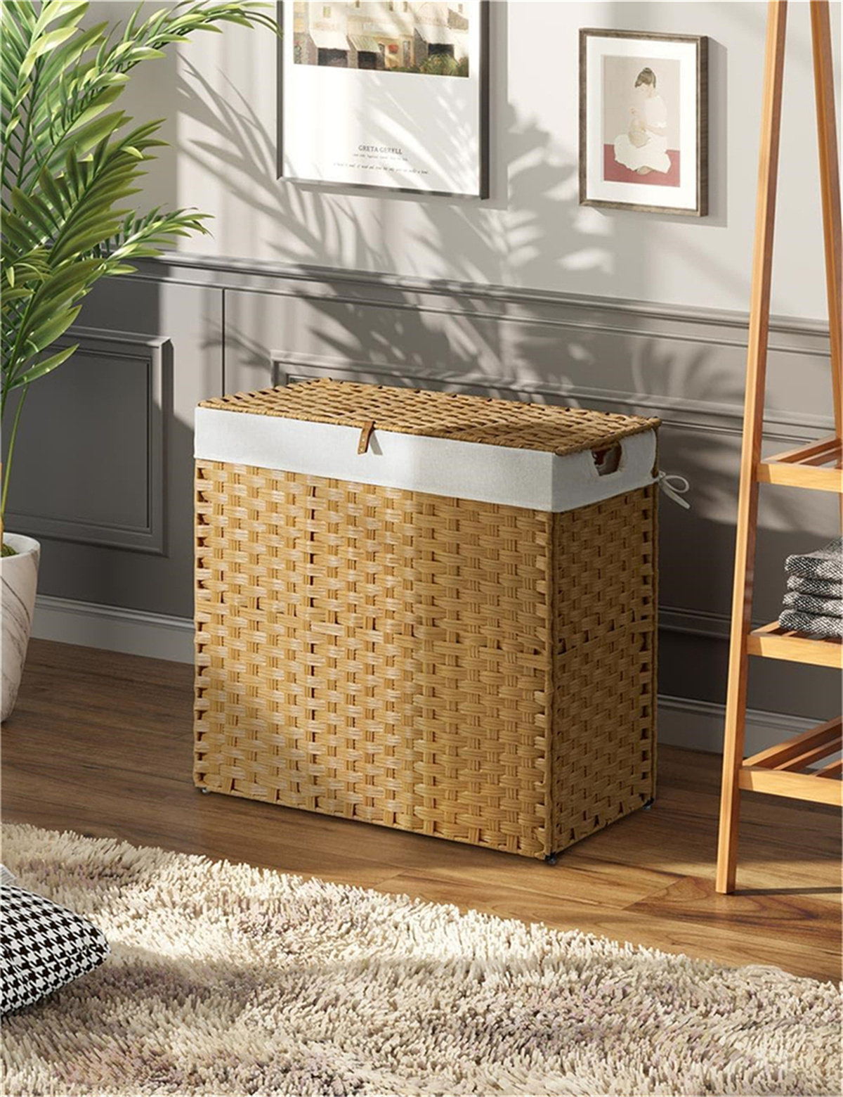 ABMC Hand Woven Laundry Sorter with Handles | Wayfair