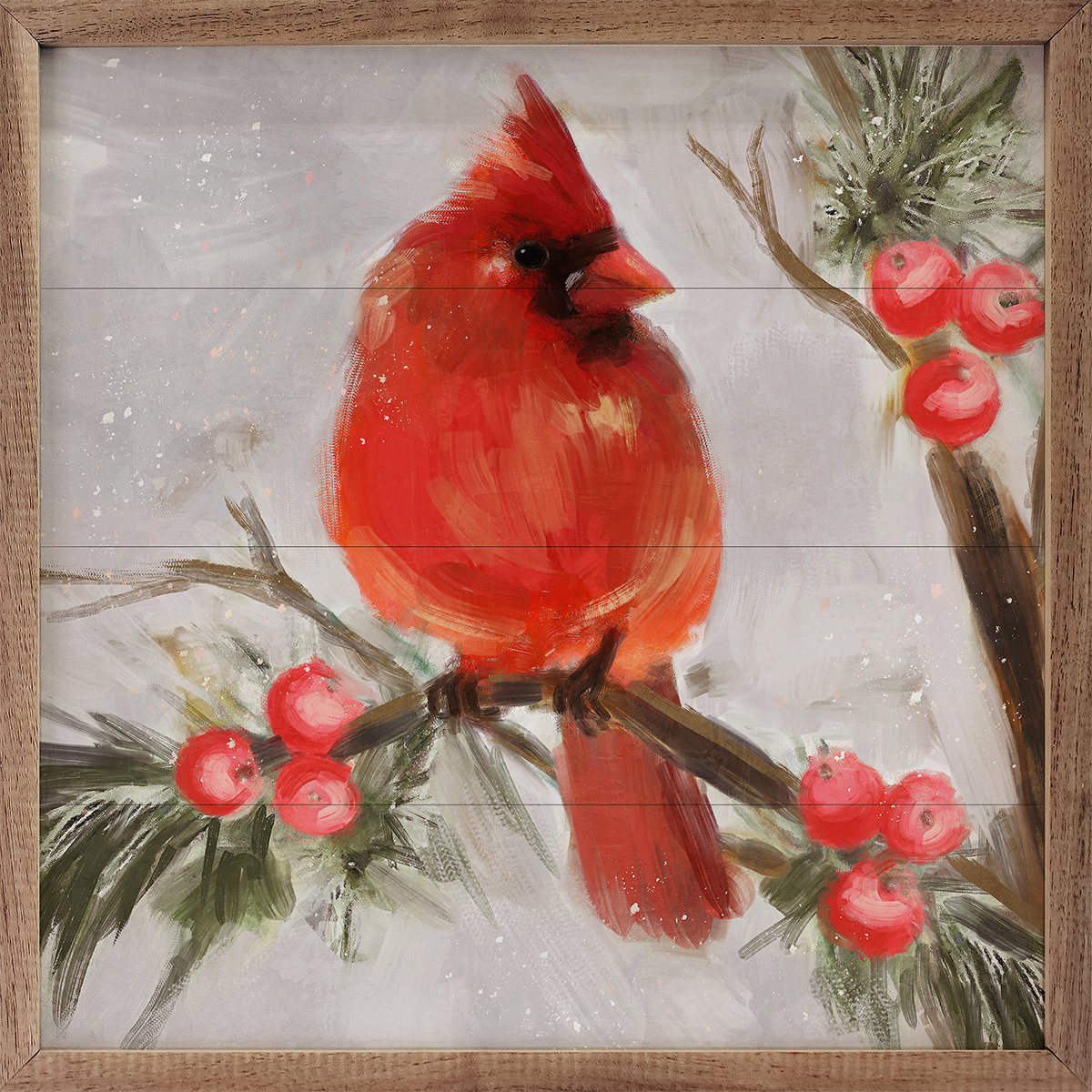 Winston Porter Cardinal 2 Looking Right by Nina Blue - Closed Corner ...