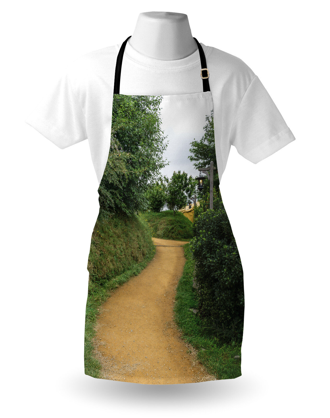East Urban Home Hobbits Apron Unisex, Elf Path in Woods, Adult Size ...