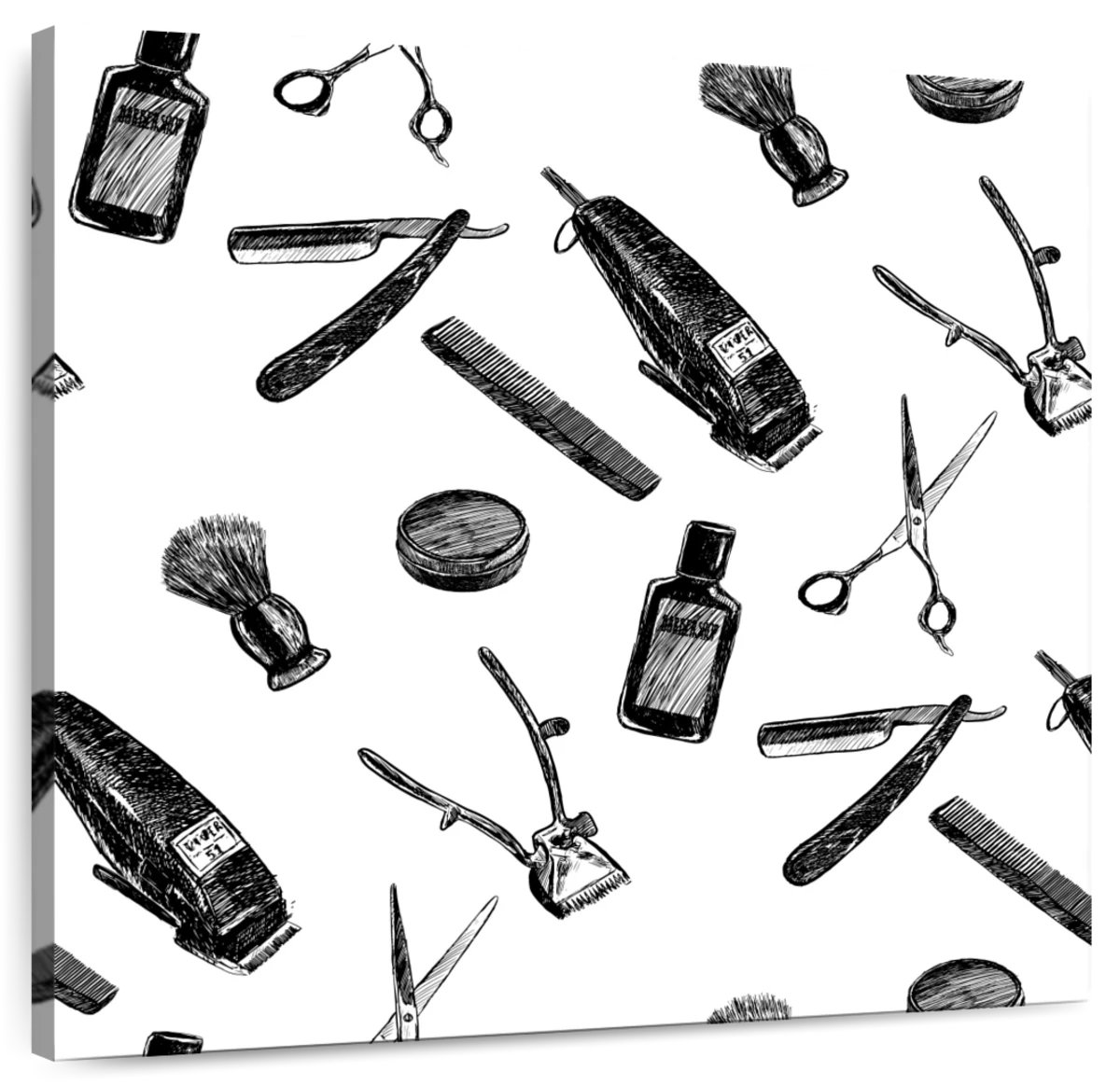 Elephant Stock Barber Pattern | Wayfair