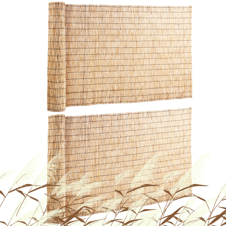 VEVOR 2-Pack Reed Fence Landscaping Privacy Blind Fencing Screen 16.4 ...