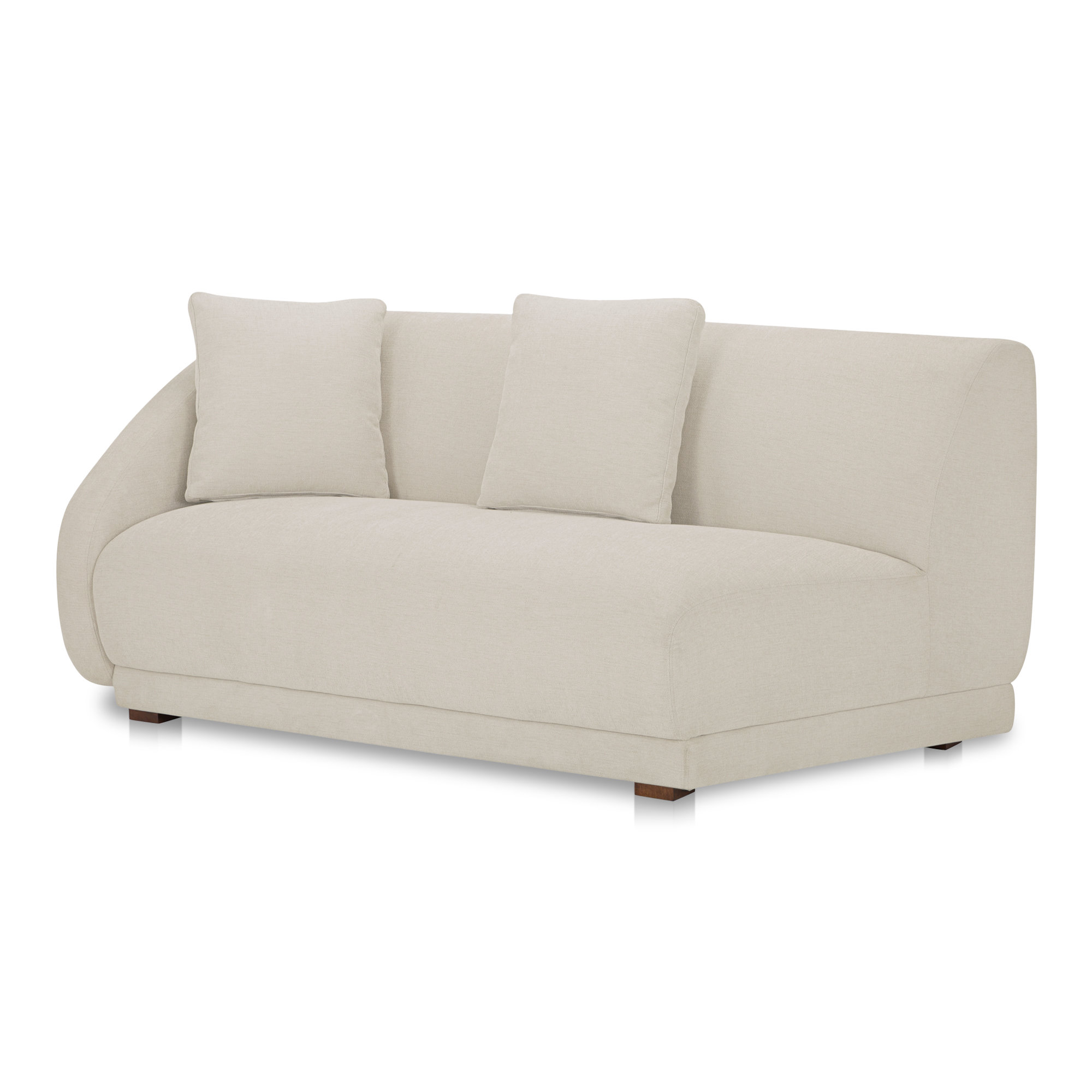 Hokku Designs Maynes Left Arm Facing Sofa Deep | Wayfair