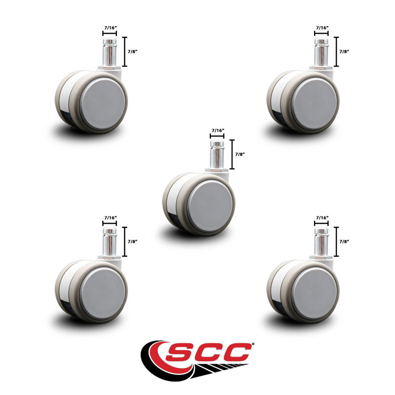 Service Caster Rubber MRI Safe Caster | Wayfair