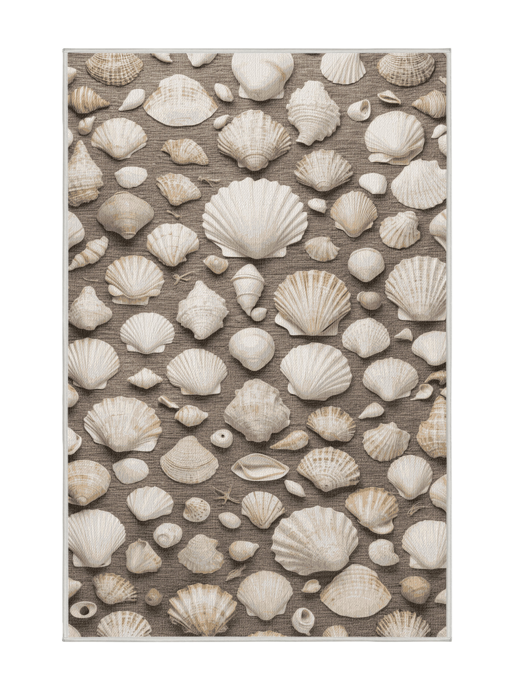 Rosecliff Heights Washable Shell Layer Study Coastal Area Rug | Wayfair