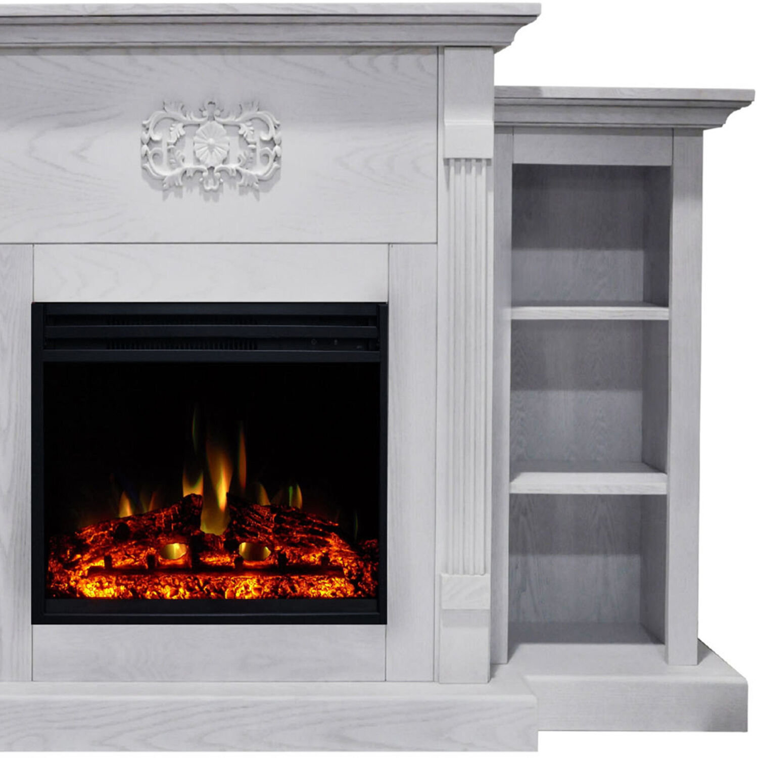 Cambridge Sanoma Freestanding Electric Fireplace Heater with ...