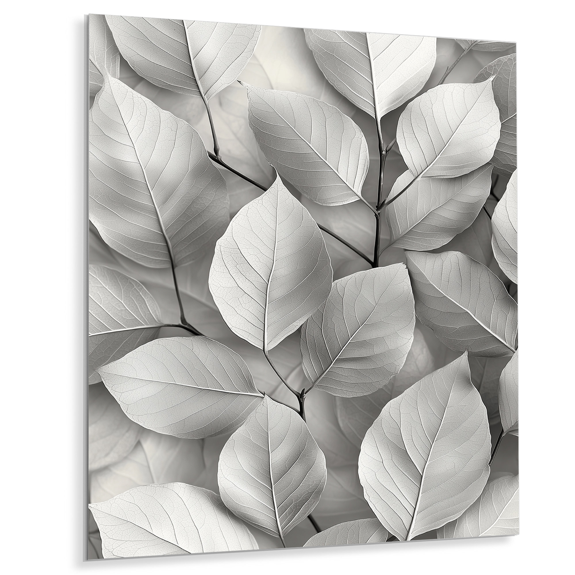 Winston Porter Kabela - Leaves Metal Wall Art, Traditional Metal Art ...