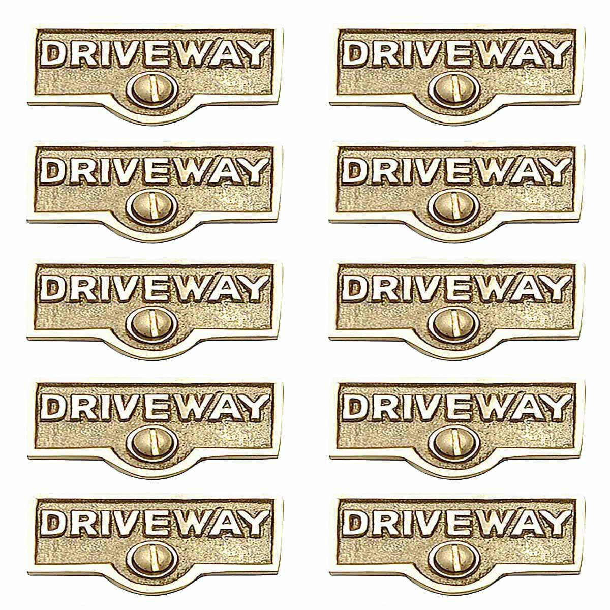 The Renovators Supply Inc. Switch Tags Driveway Name Signs 1-Gang ...