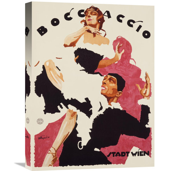 Global Gallery Boccaccio On Canvas by Julius Ussy Engelhard Print ...