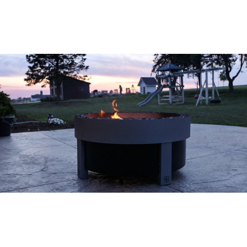 Urban Fire The Forge 15.5" H x 32" W Steel Outdoor Fire Pit | Wayfair