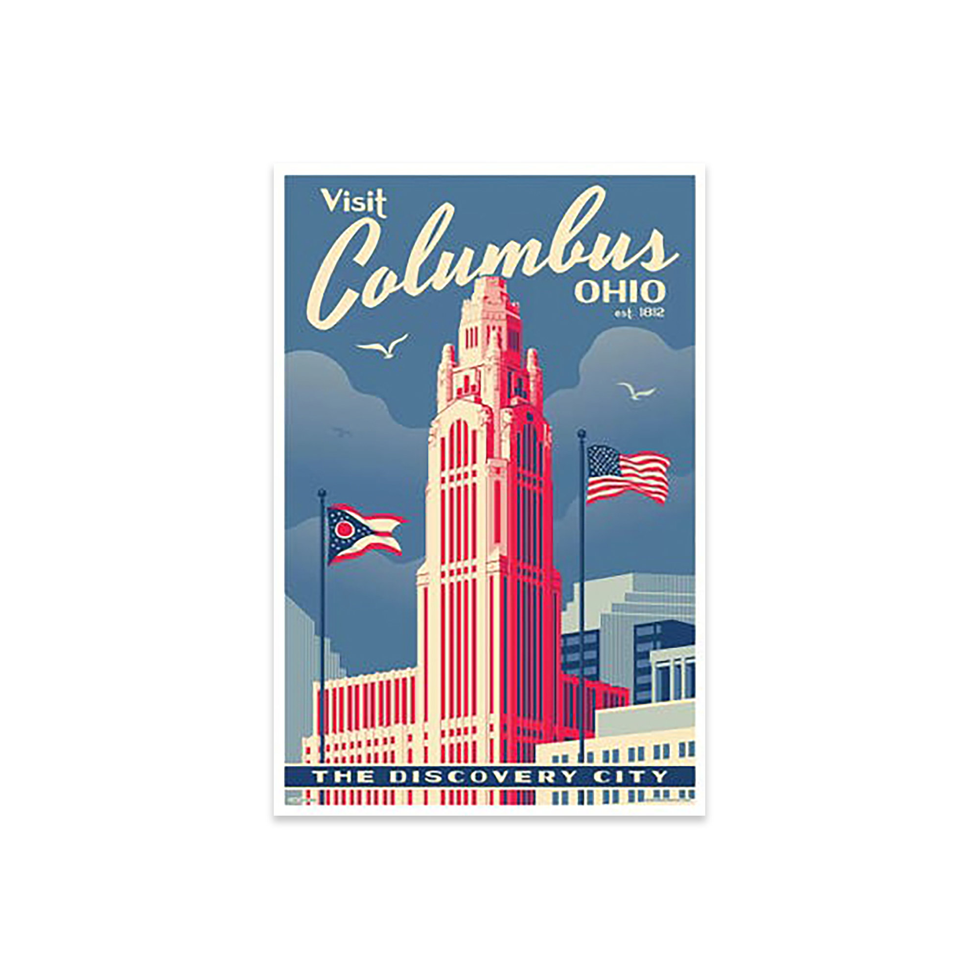 Wildon Home® Columbus Travel by Jim Zahniser - Unframed Graphic Art ...