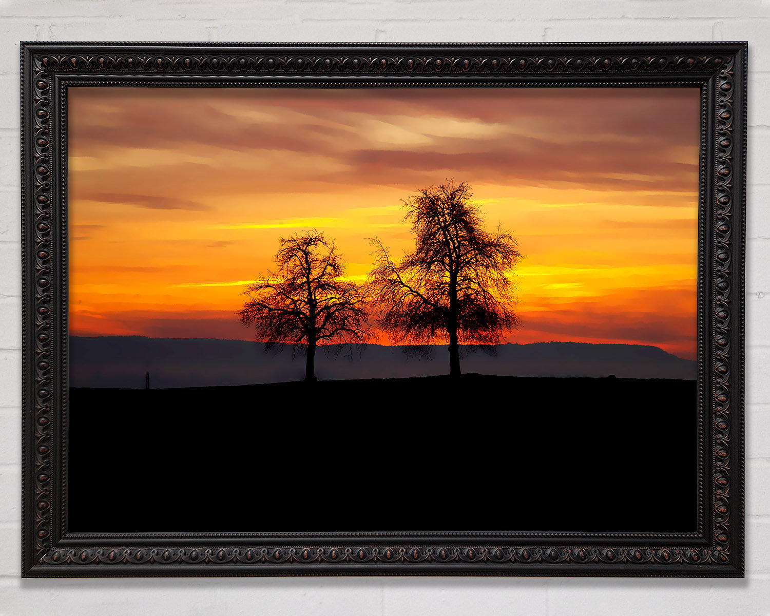 Bright Star English Countryside At Daybreak - Single Picture Frame Art ...