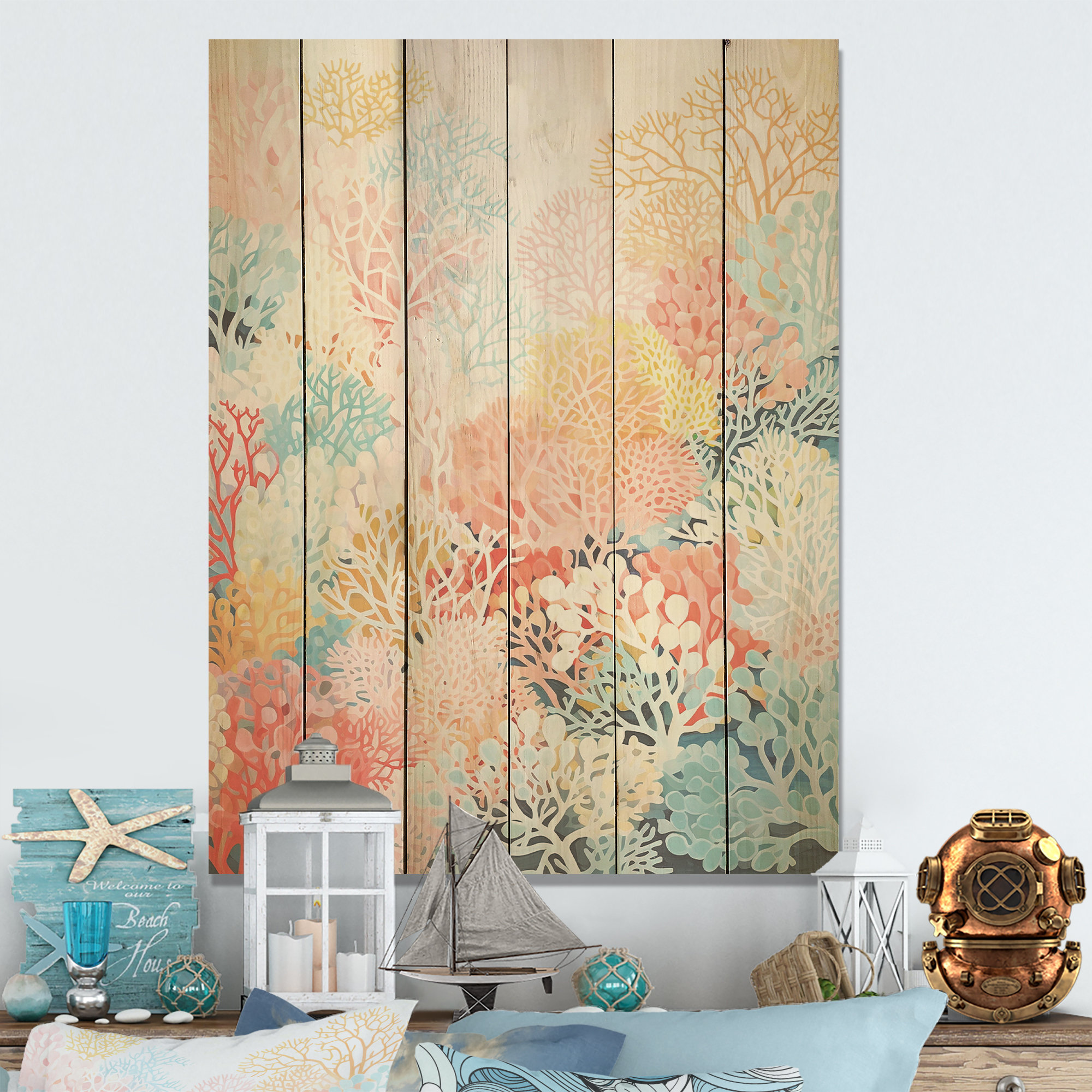 Ophelia & Co. Coral Reef Barrier Expression - Coastal Coral Under Water ...