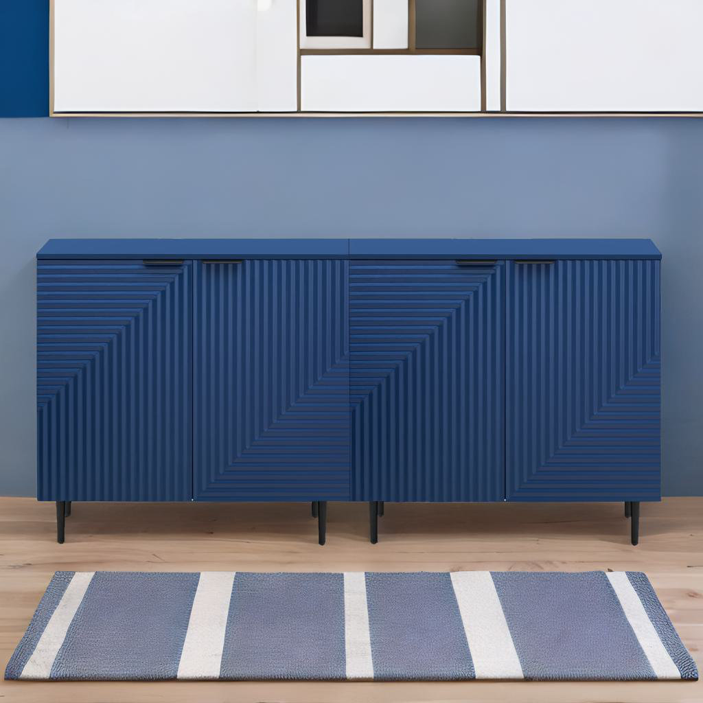 George Oliver Set Of 2 Minimalist Side Cabinets | Wayfair