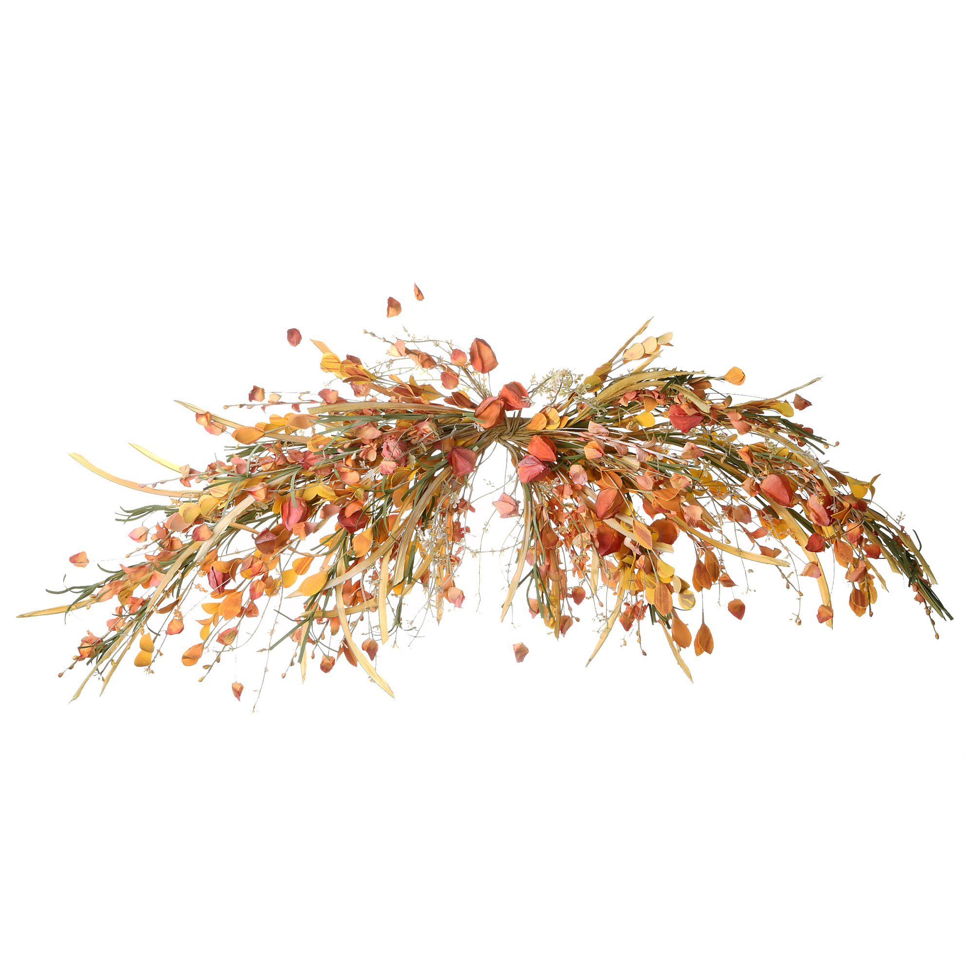 Primrue 36" Autumn Wildflowers Swag | Wayfair