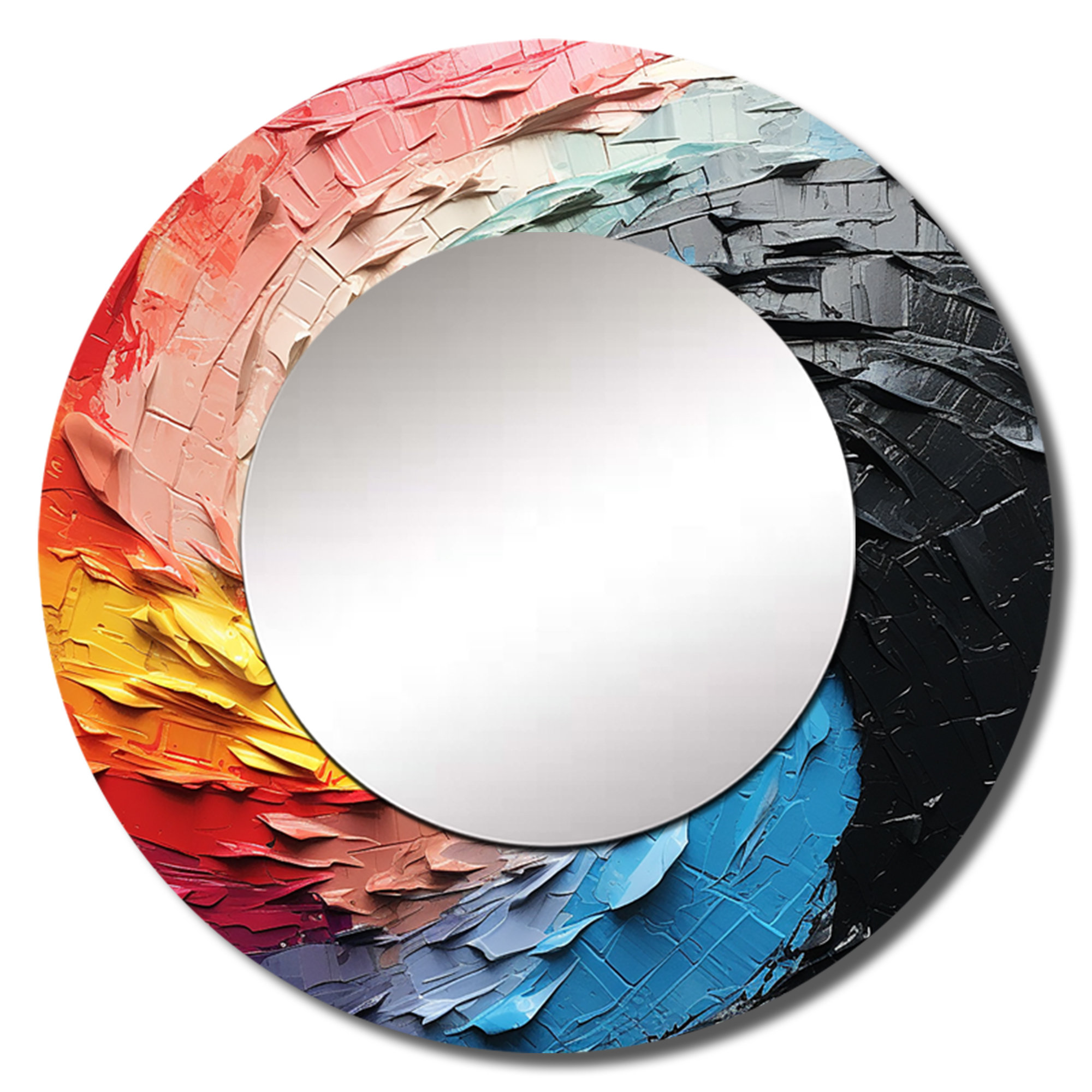 Design Art Minimalism Rainbow Prismatic Dreams - Rainbow Mirror ...