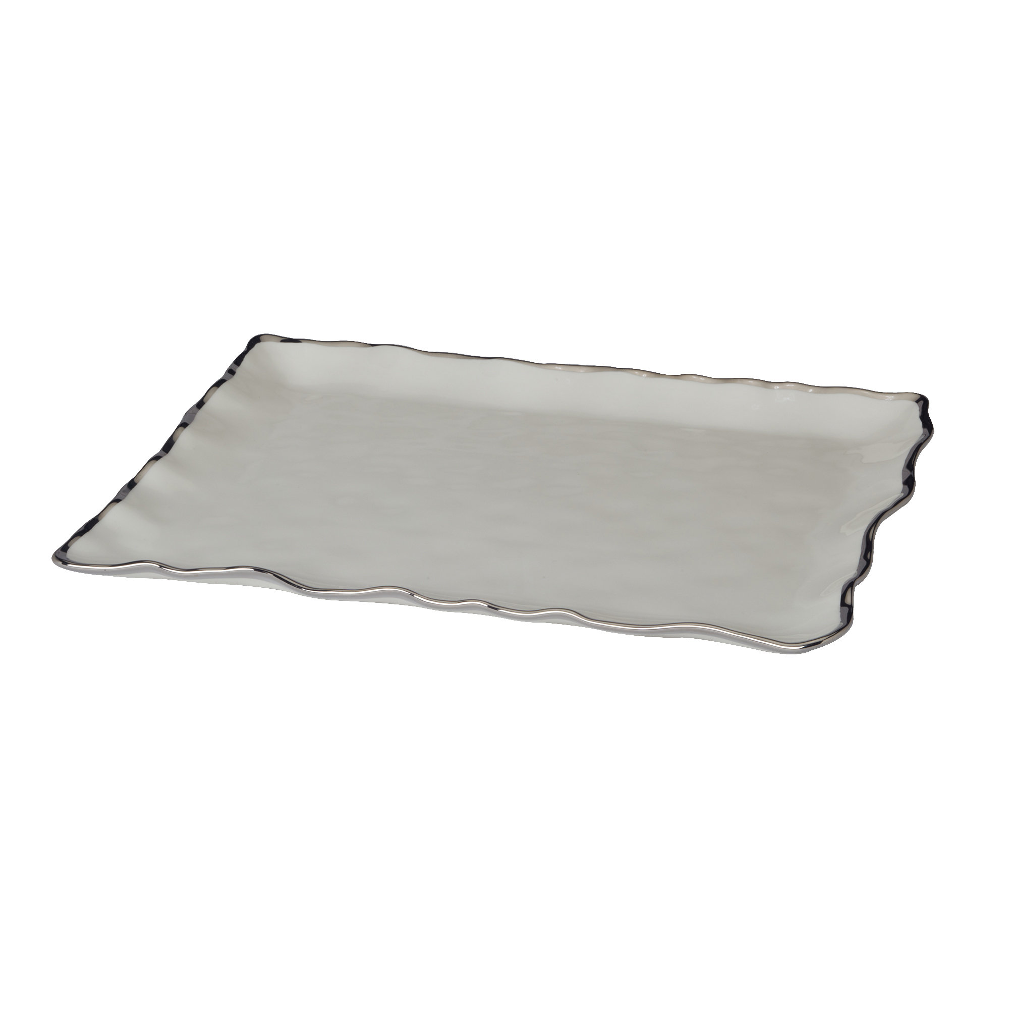 Certified International Regency Silver Rectangular Platter 16in ...