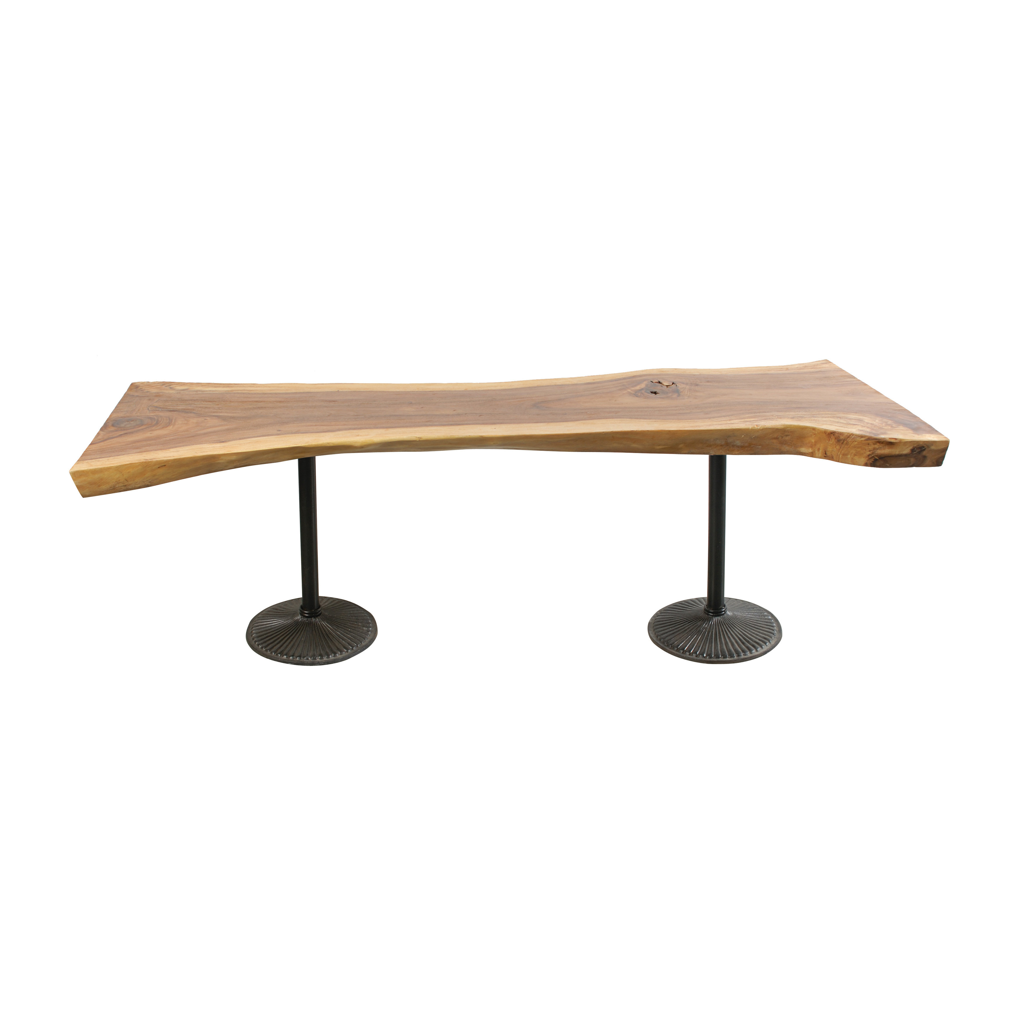 Hokku Designs Soar Dining Table with Live Edge detailing | Wayfair