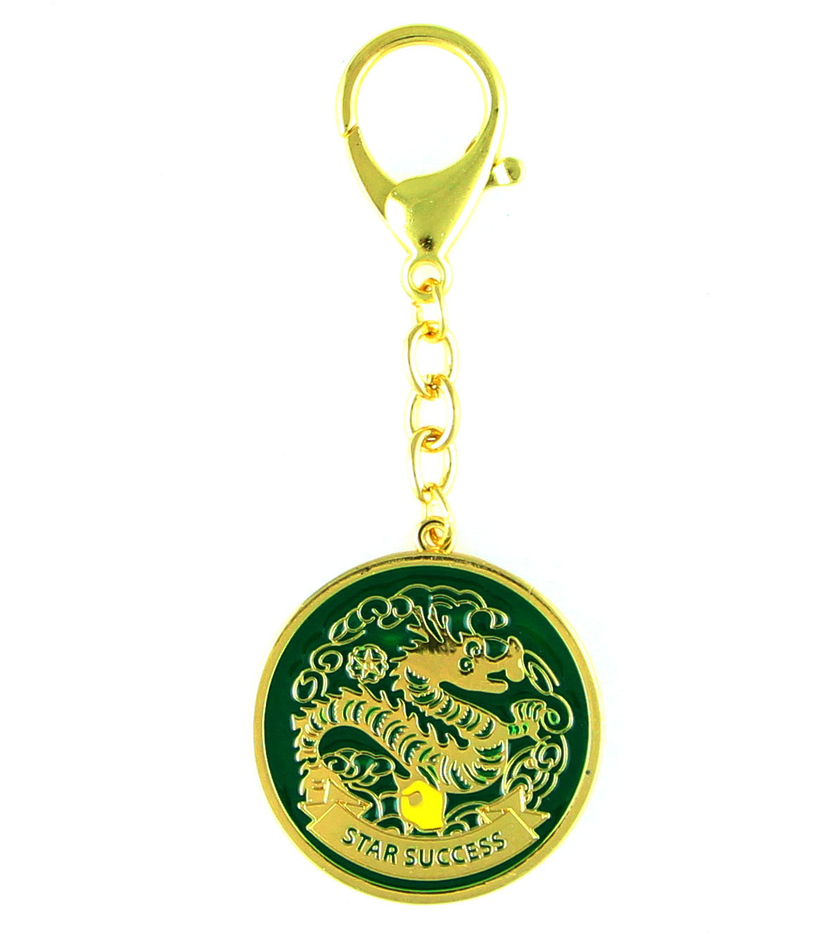 Feng Shui Import Wish Granting Amulet - Dragon Key Chain | Wayfair