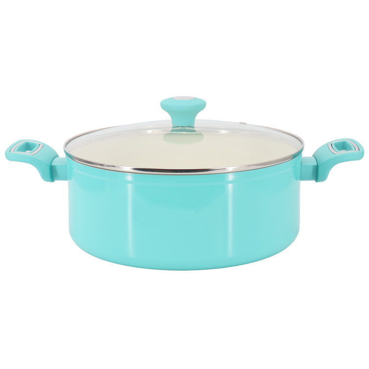 Martha Stewart Everyday Rexford 8 Piece Ceramic Nonstick Aluminum ...