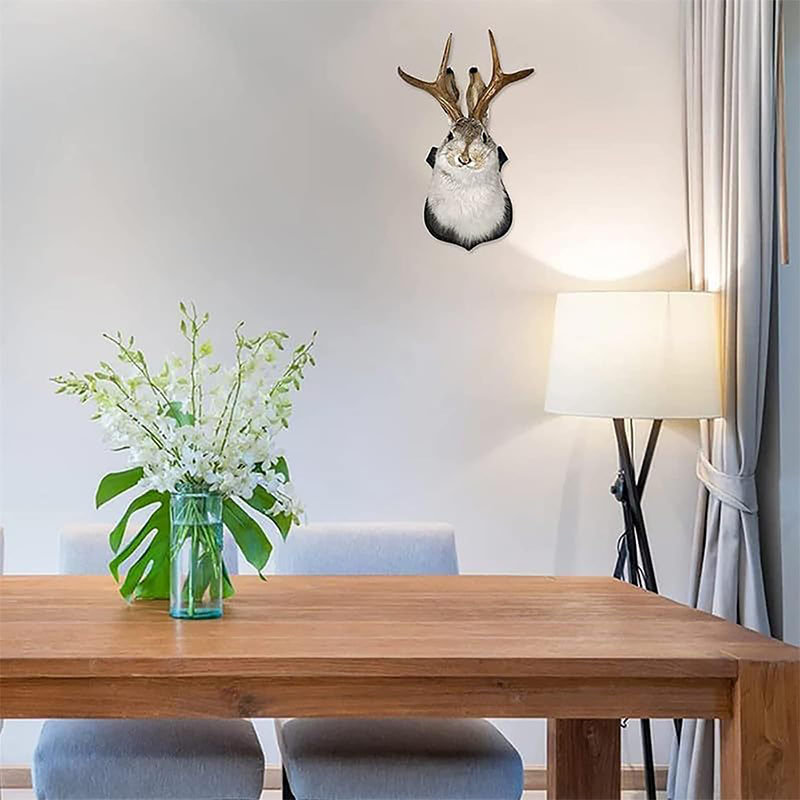 Foundry Select 2 pcs Jackalope Mount, Jackalope Taxidermy, Deer Head ...