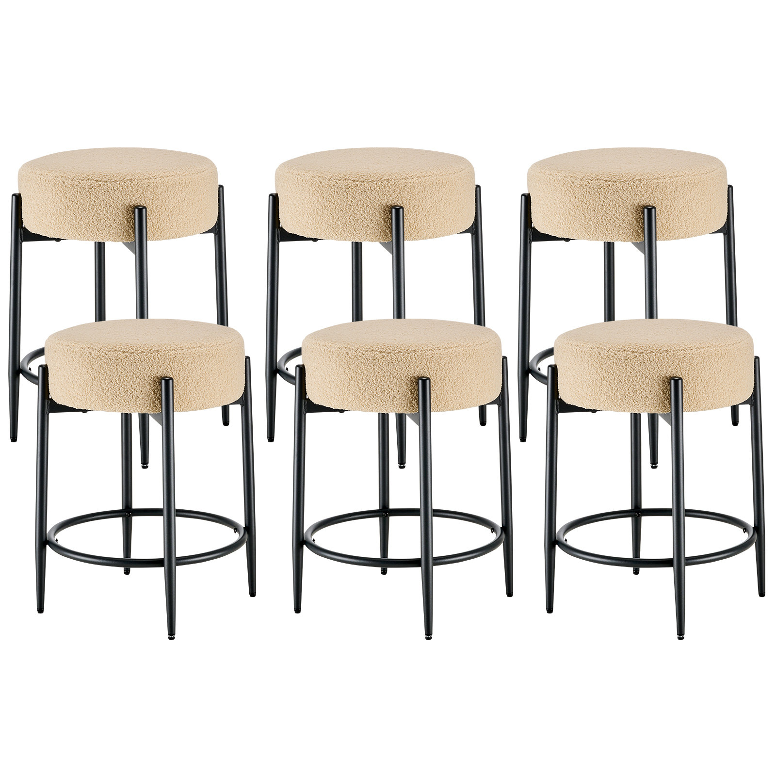 George Oliver Modern Dining Chairs Set, 23.6" Counter Height Stools ...